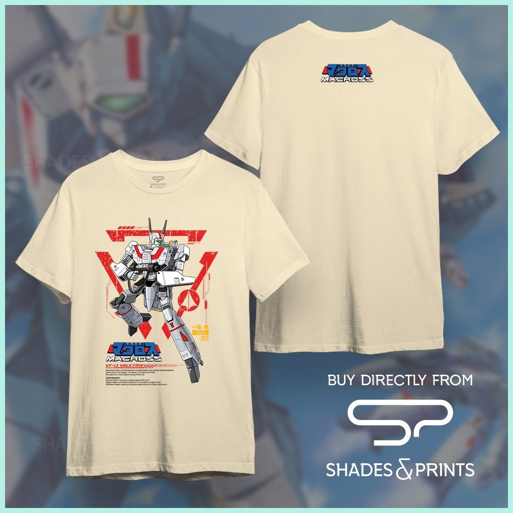 Robotech Macross Japan Classic Anime Printed Shirt comfortable wear ...