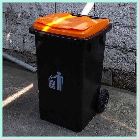 100L Nikko Trash Bin Trash Can with Wheels 100L Basurahan Garbage Bin ...