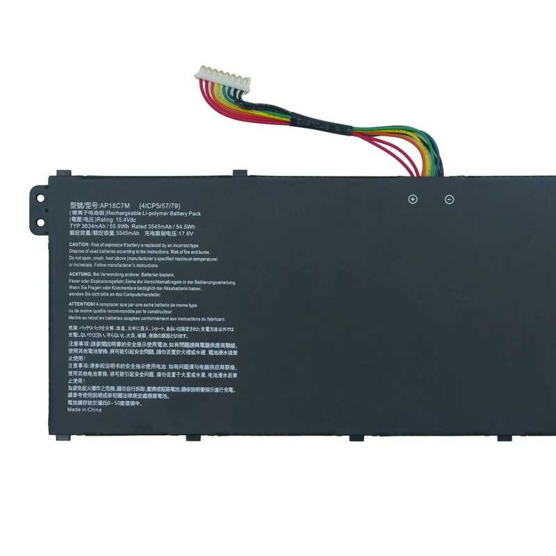 Ap18c7m Battery 14 4 For Acer Spin 5 Sp513-54N Series Swift 3 Sf313-52 ...