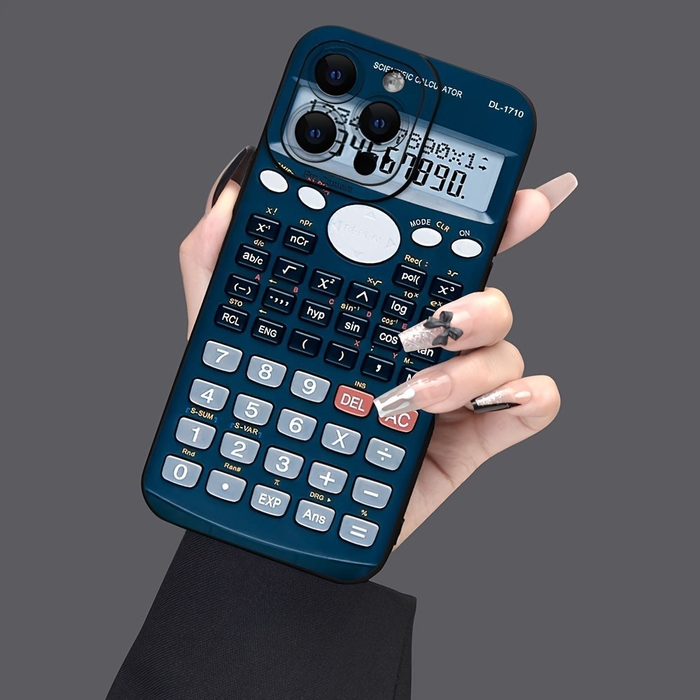 Calculator Pattern Mobile Phone Case Full-Body Protection Shockproof ...