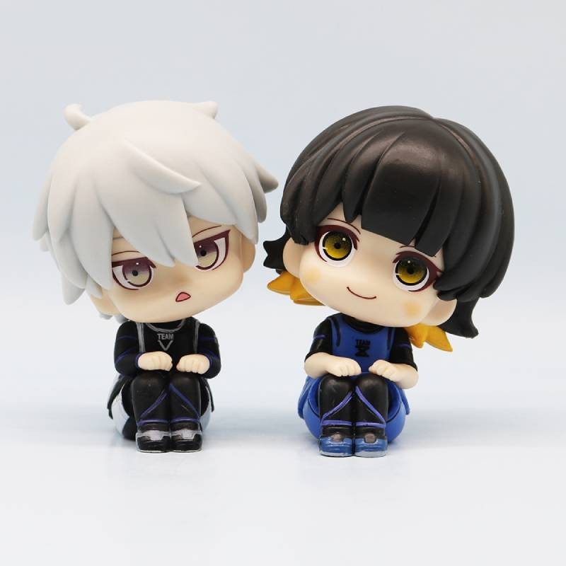 Blue Lock Detailed Sitting Pose Pvc Figure 11cm Desk Car Collectible ...