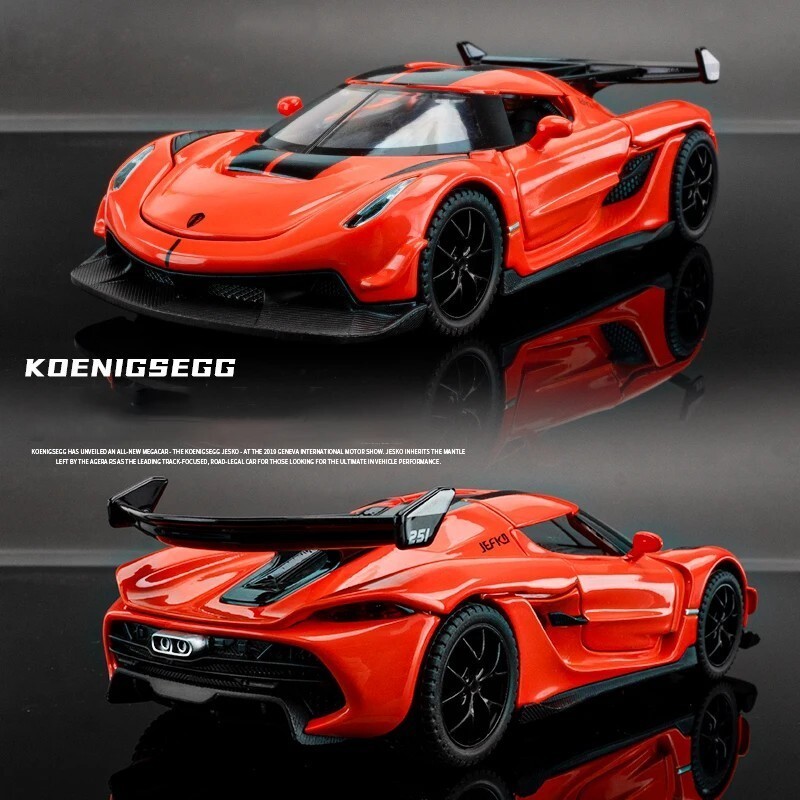 1: 32 Scale Die-Casting Toy Koenigsegg Jesko Supercar Alloy Car Model ...