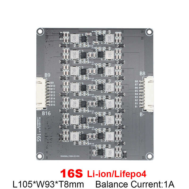 BMS 16S 1.2A Active Balancer Equalizer Li-Ion Lithium Lifepo4 Battery ...