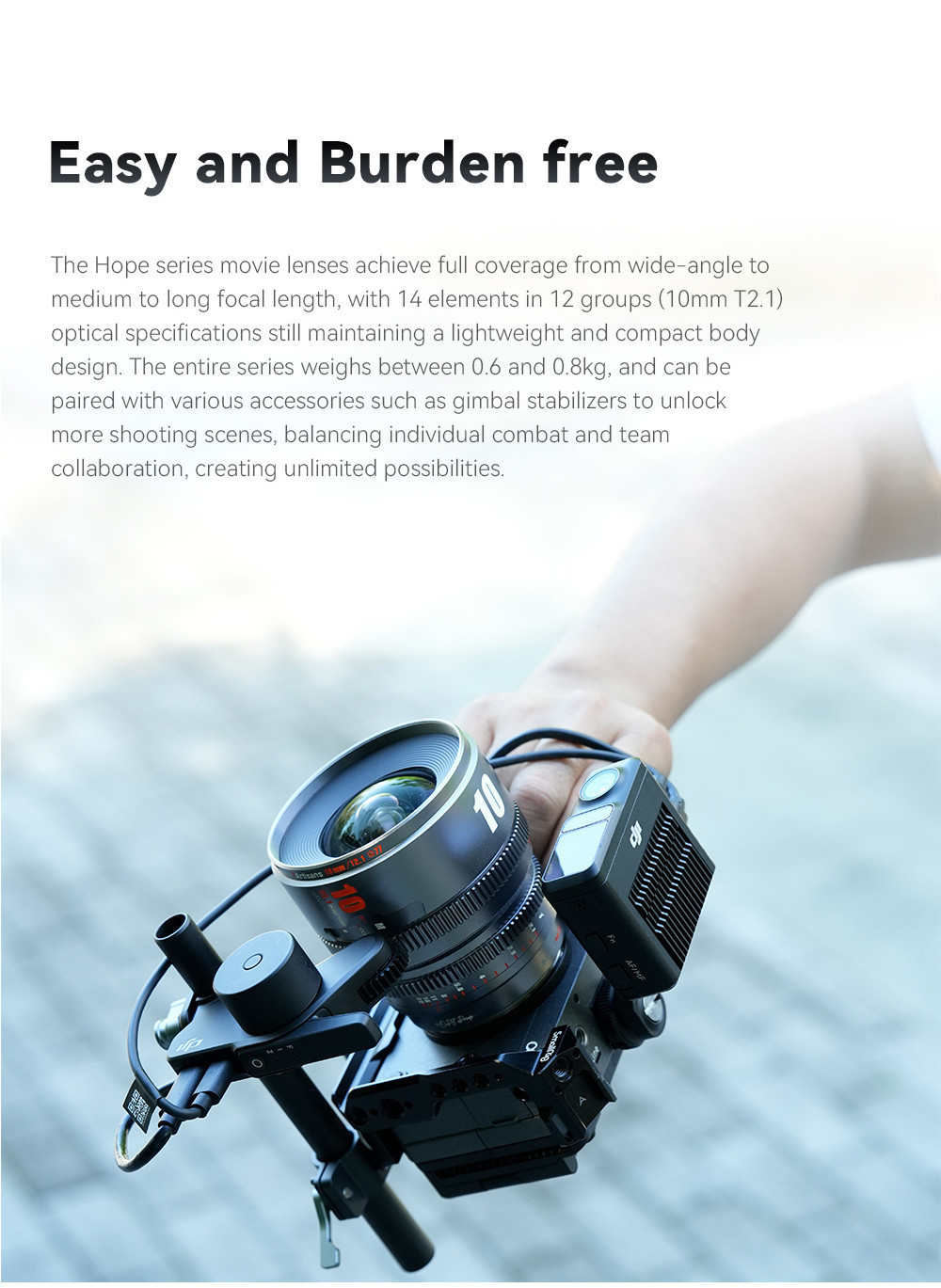 7artisans 10mm 16mm 25mm 35mm 50mm 85mm T2.1 S35 Frame wide angle Super Hope Prime Cinematic ...