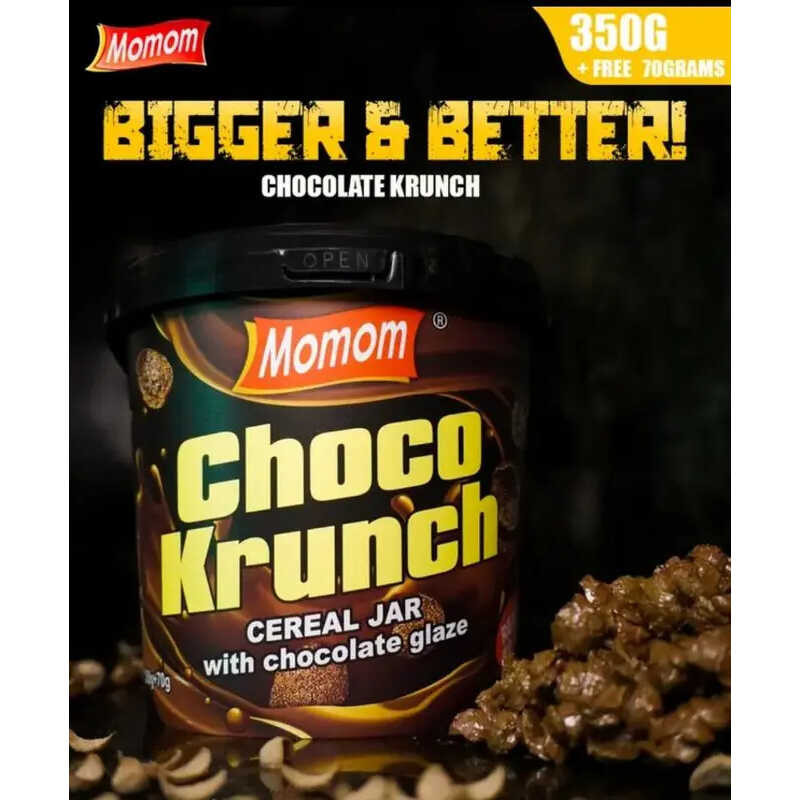 Momom Food Chocolate, Ube and Rainbow Crunchy Cereal Snack with 420 ...