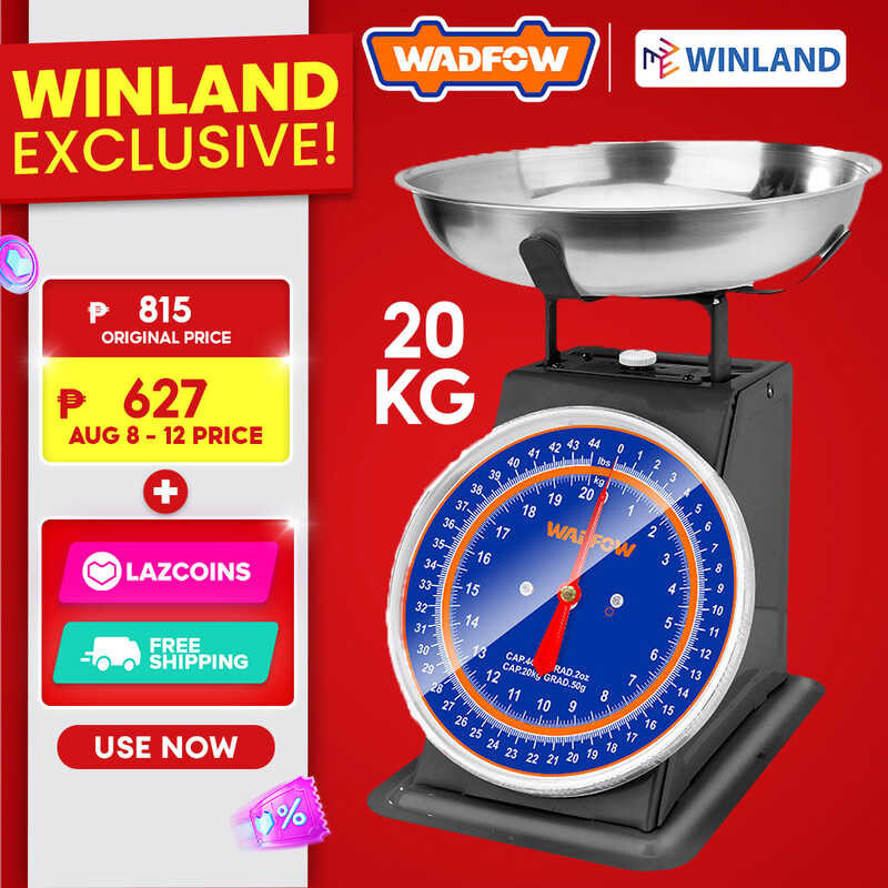 Ni Wadfow Winland 20 KG Kitchen Weighing Scale Timbangan (Spring Type ...