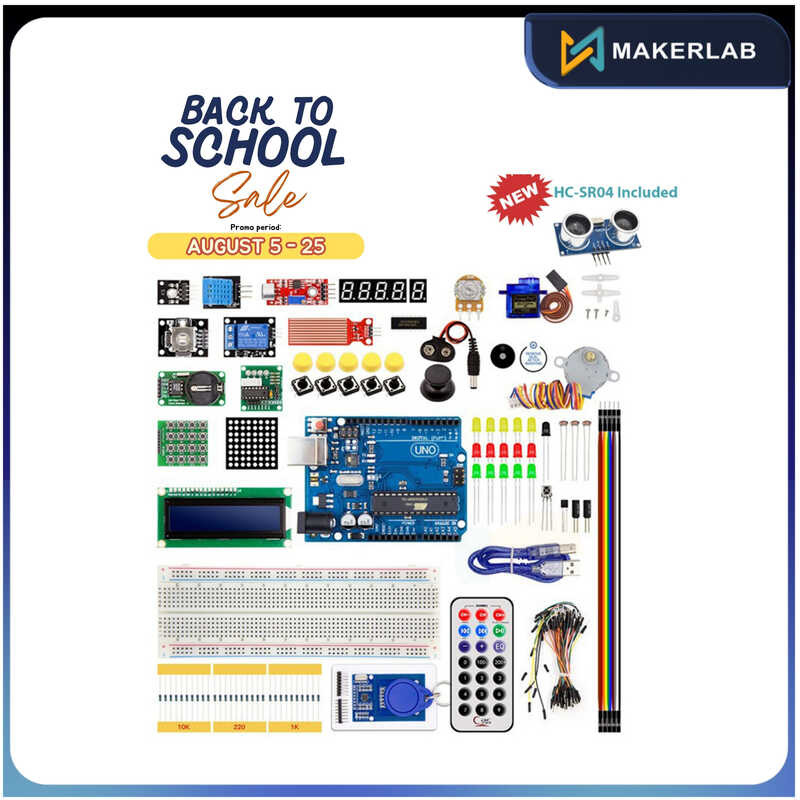 Starter Makerlab Upgraded Kit For Uno R3 Dip Pdf Manual Lessons 6144