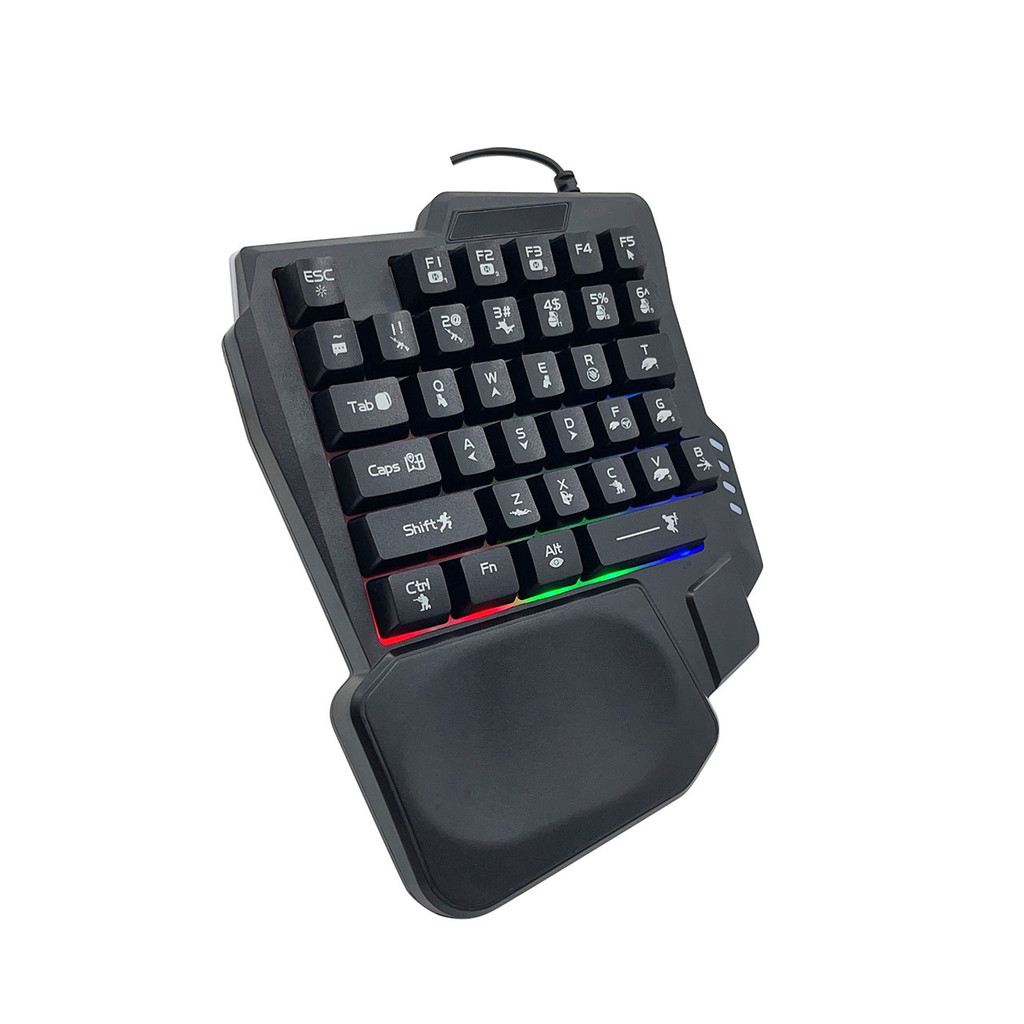 Zeus 35 Keys One-handed Gaming keyboard Ergonomic Keypad for Laptop ...