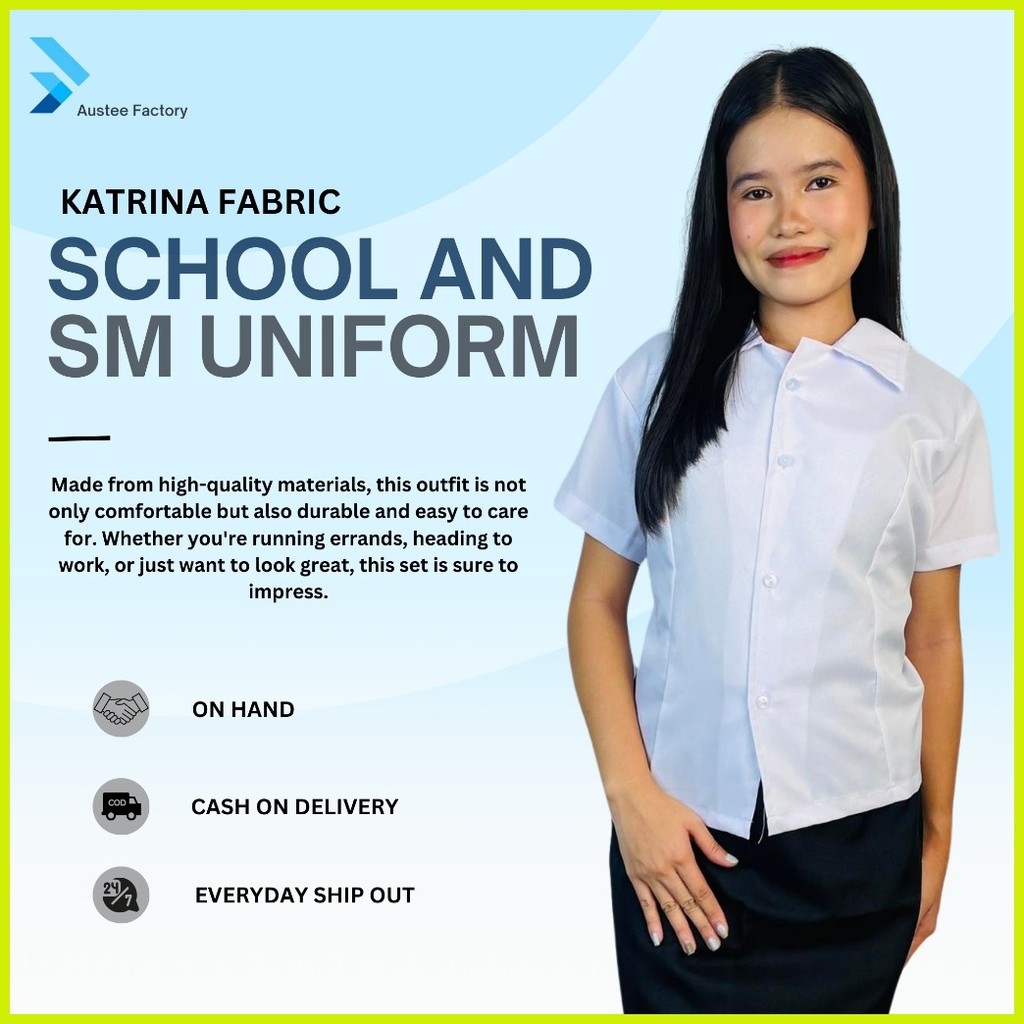 ♠ ☈ Austee Premium Sm Blouse Department Store Blouse School Uniform ...