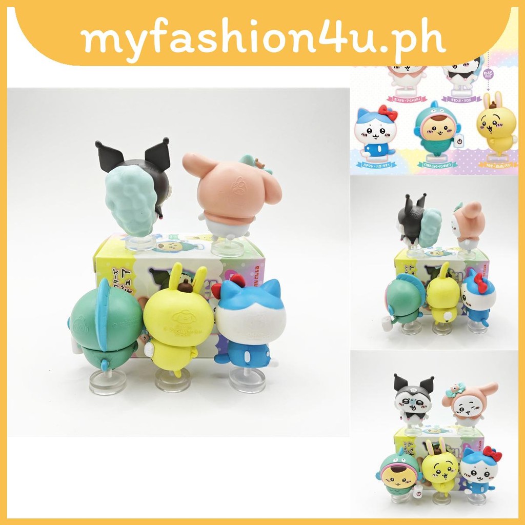 Detailed Self-mocking Pvc Bear X Sanrio Character Blind Collectible Box ...