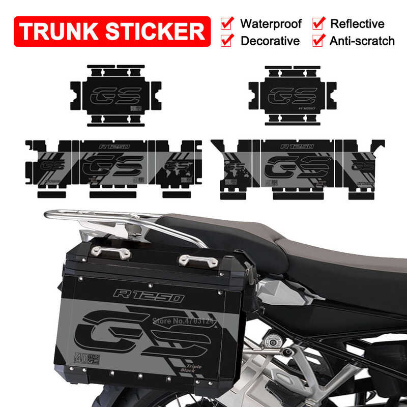 Motorcycle Aluminum Box Stickers For R1250gs Adventure Triple Black ...