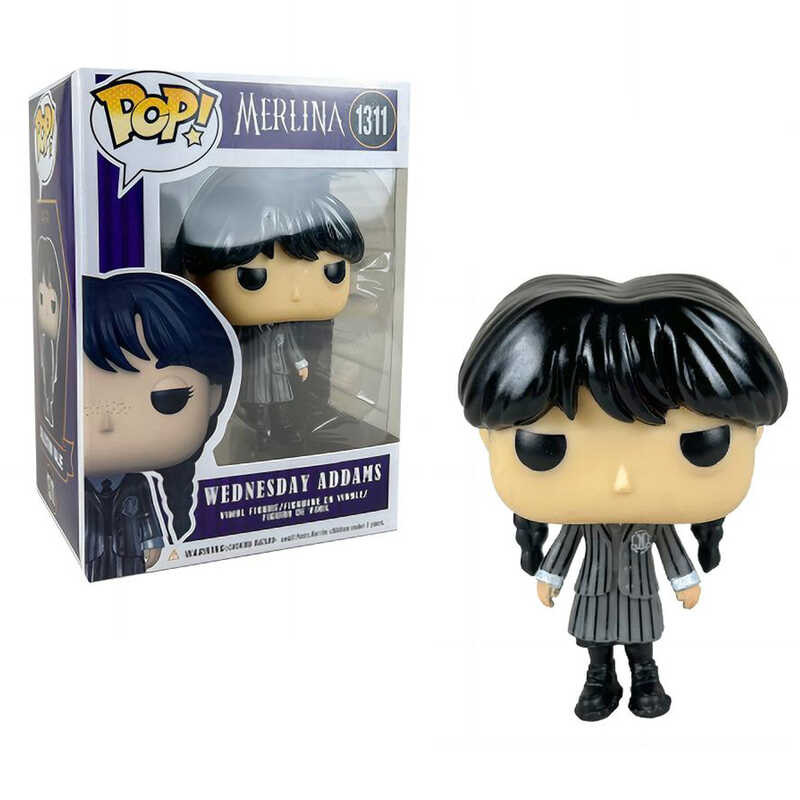 6 POP Wednesday Addams Figure Adams Anime With Figures Model PVC Statue ...