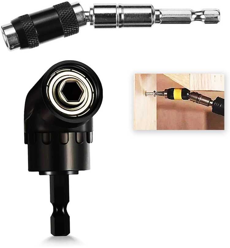 Angle Attachment Right Adapter 105° Driver Angled Screwdriver Magnetic ...