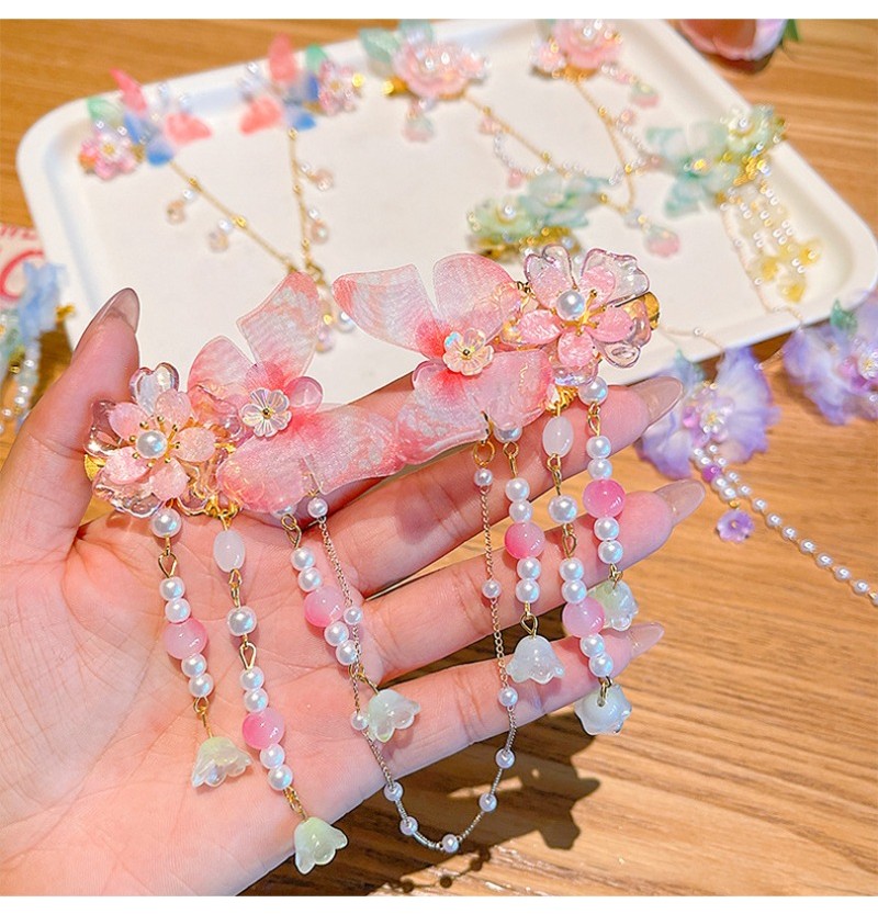 Children Antique Hanfu Headdress Girls Chinese Style Super Fairy ...