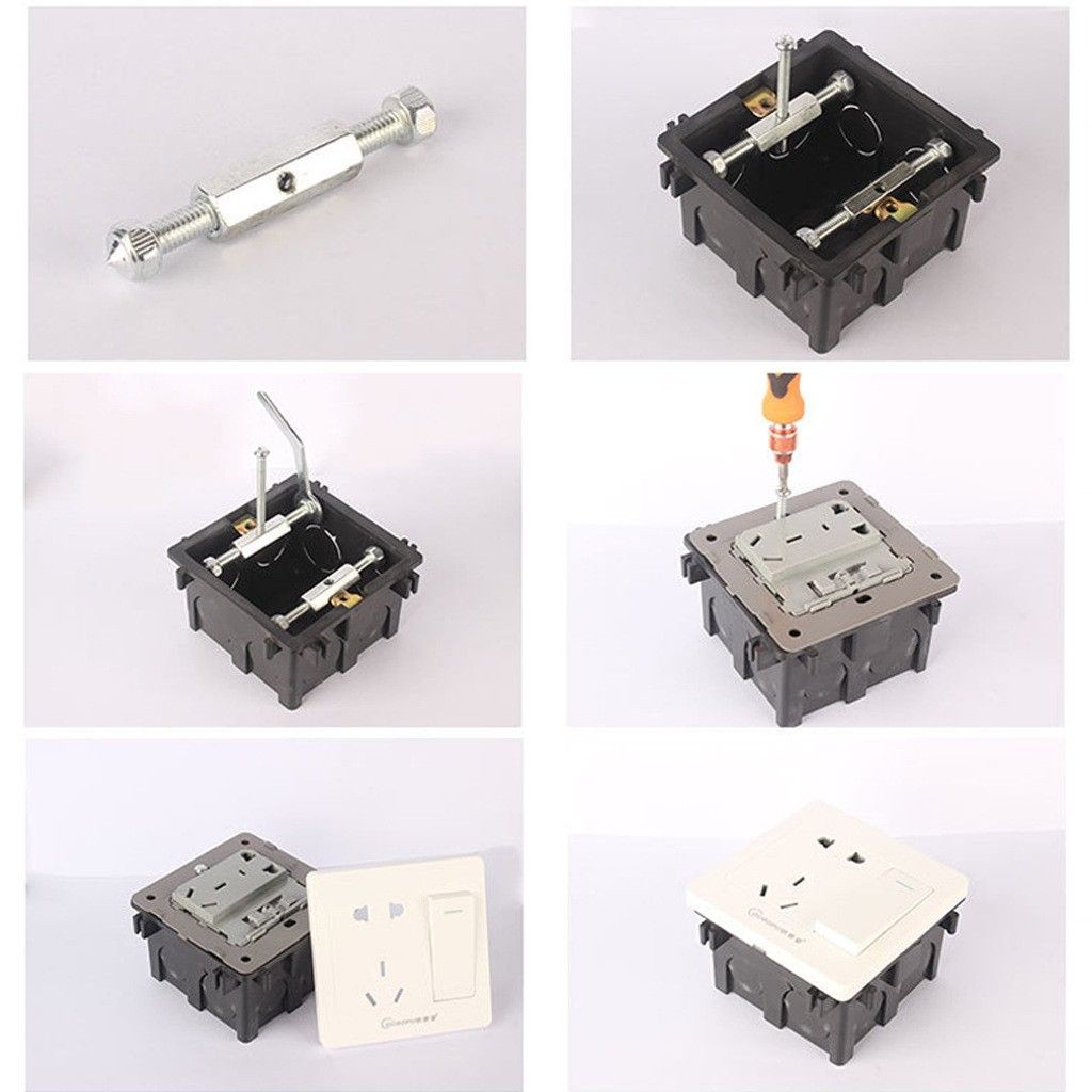 10pcs/box Wire Box Cassette Repairer Universal Switch Socket Wall ...
