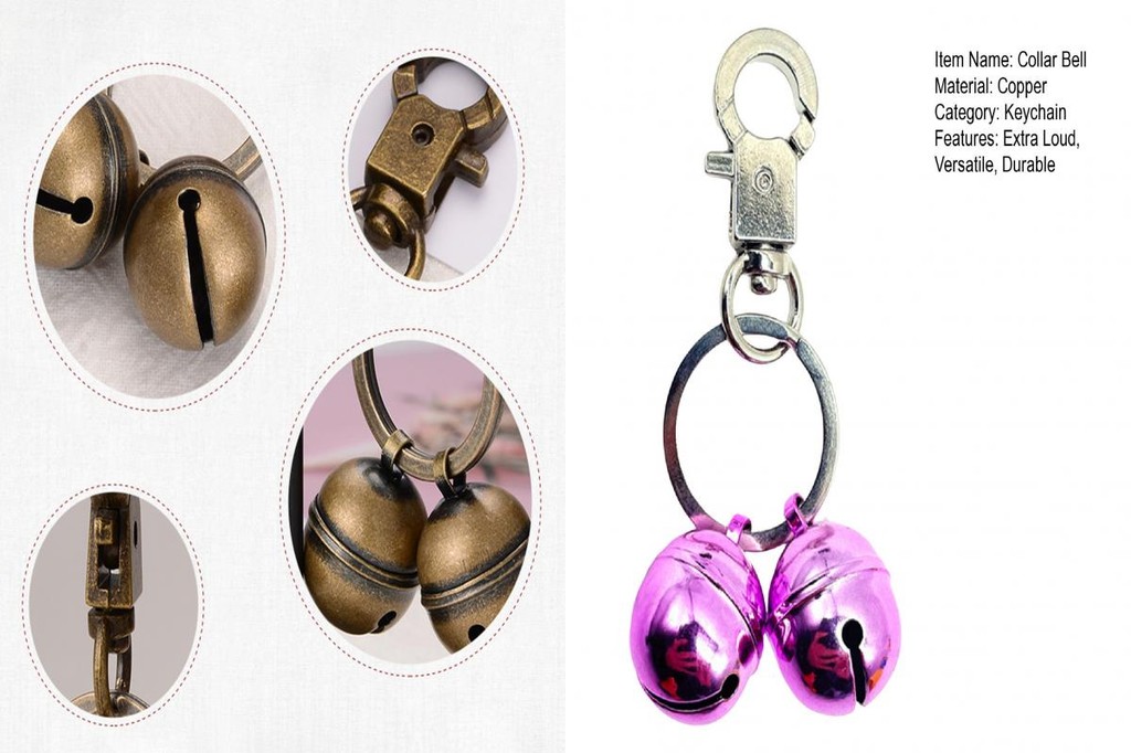 Adorable Pet Bell Extra Loud Pet Collar Bell with Lobster Clip for Cats ...