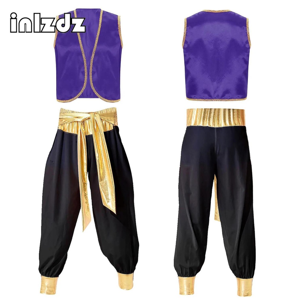 ♀ Adult Costume Mens Persian Arabian Arab Prince Cosplay Carnival ...