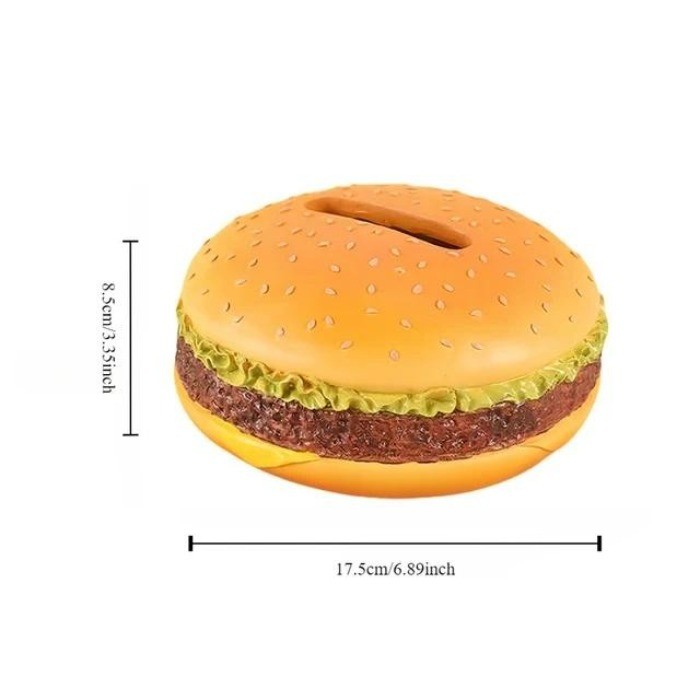Hamburger Shaped Tissue Box Creative Hamburger Resin Napkin Holder ...