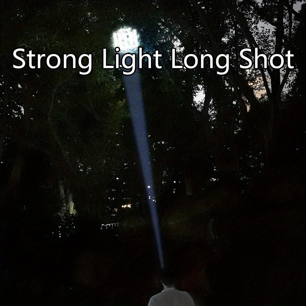 Smiling Shark Led Rechargeable Flashlight, Portable Led Torch Light ...