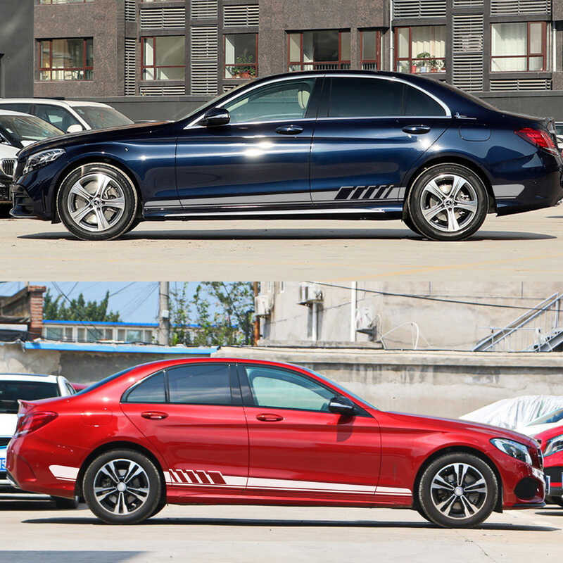 Stickers Φ Car E Decals Para Sa Mercedes Benz W205 W204 W203 W212 GLC ...