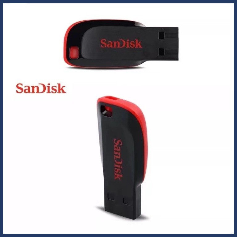∇ ۞ SanDisk CZ50 USB 2.0 Business/Car Flash Drive 8GB 16GB 32GB 64GB ...