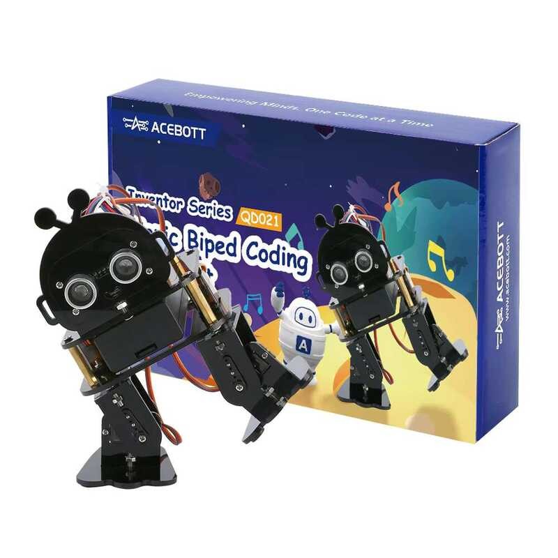 Azibot Bionic Bipedal Robot Kit For Arduino Esp32 DIY Dancing Electronic Toy App Control Scratch ...