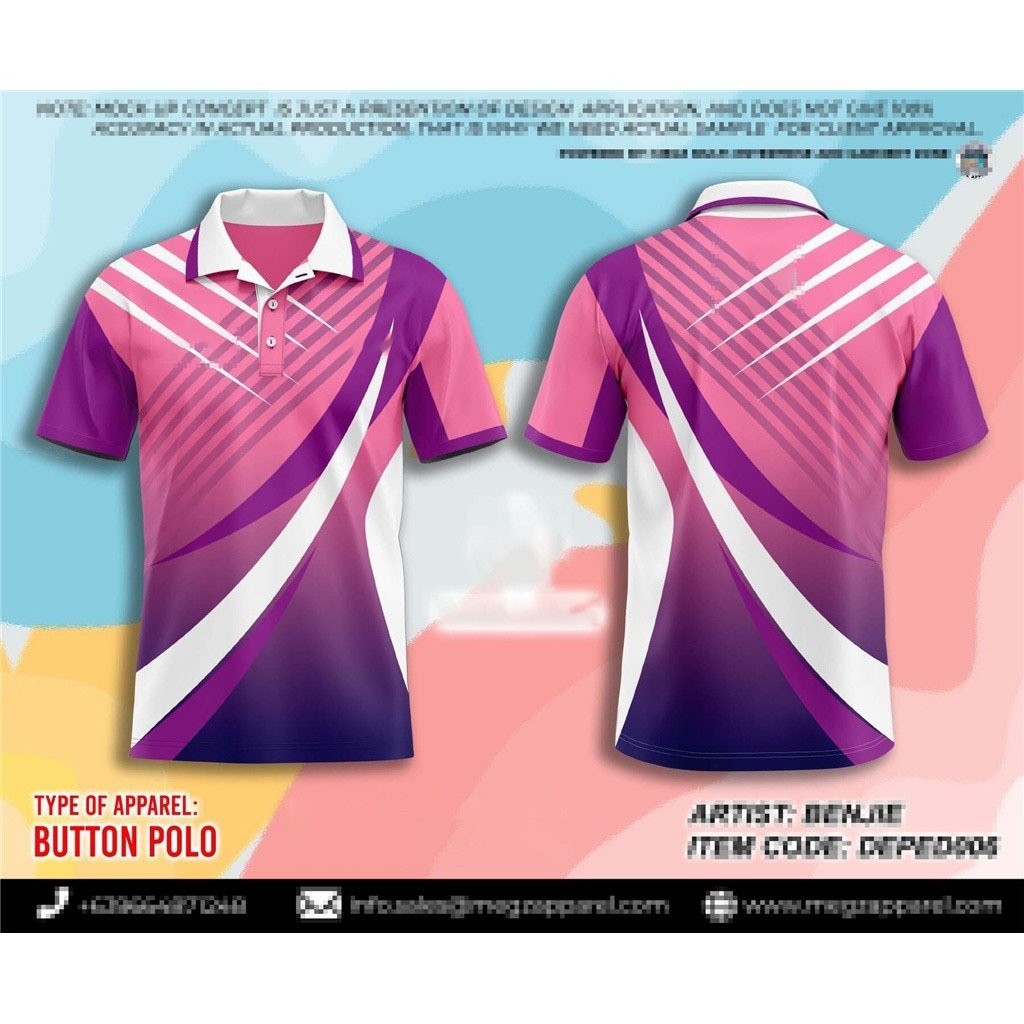 Gender neutral polo SHIRTS FROM THE PHILIPPINES UNIFORM SUBLIMATION ...
