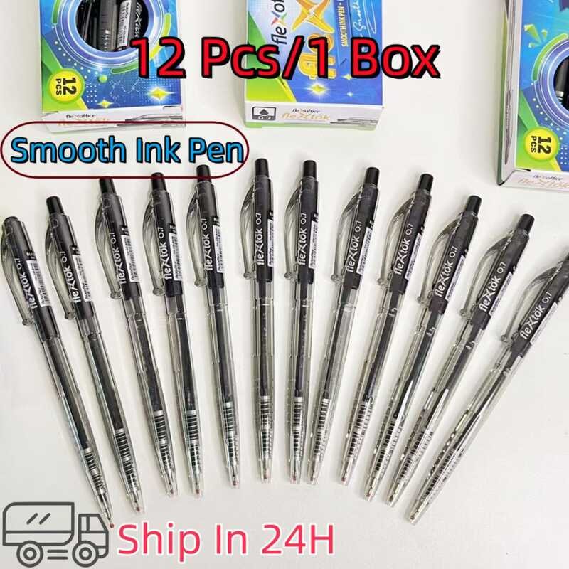 Flexstick Ballpen Set 0.7Mm 12Pcs In 1 Box Smooth Ink Full Needle Tube ...