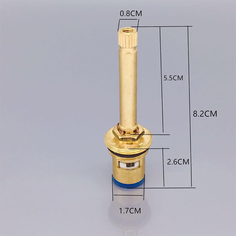 Faucet Valve Core Long Handle Brass Tap Valve Core Top Replacement ...