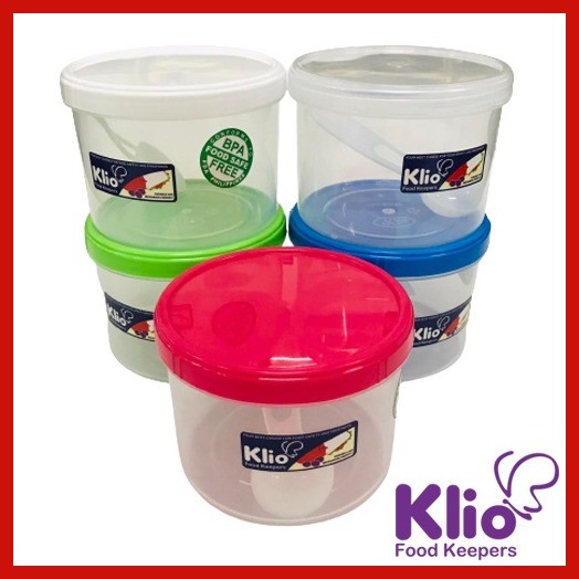 Klio KL-2010 FK Round Stack 400mL Food Keeper Large Rounded Container ...