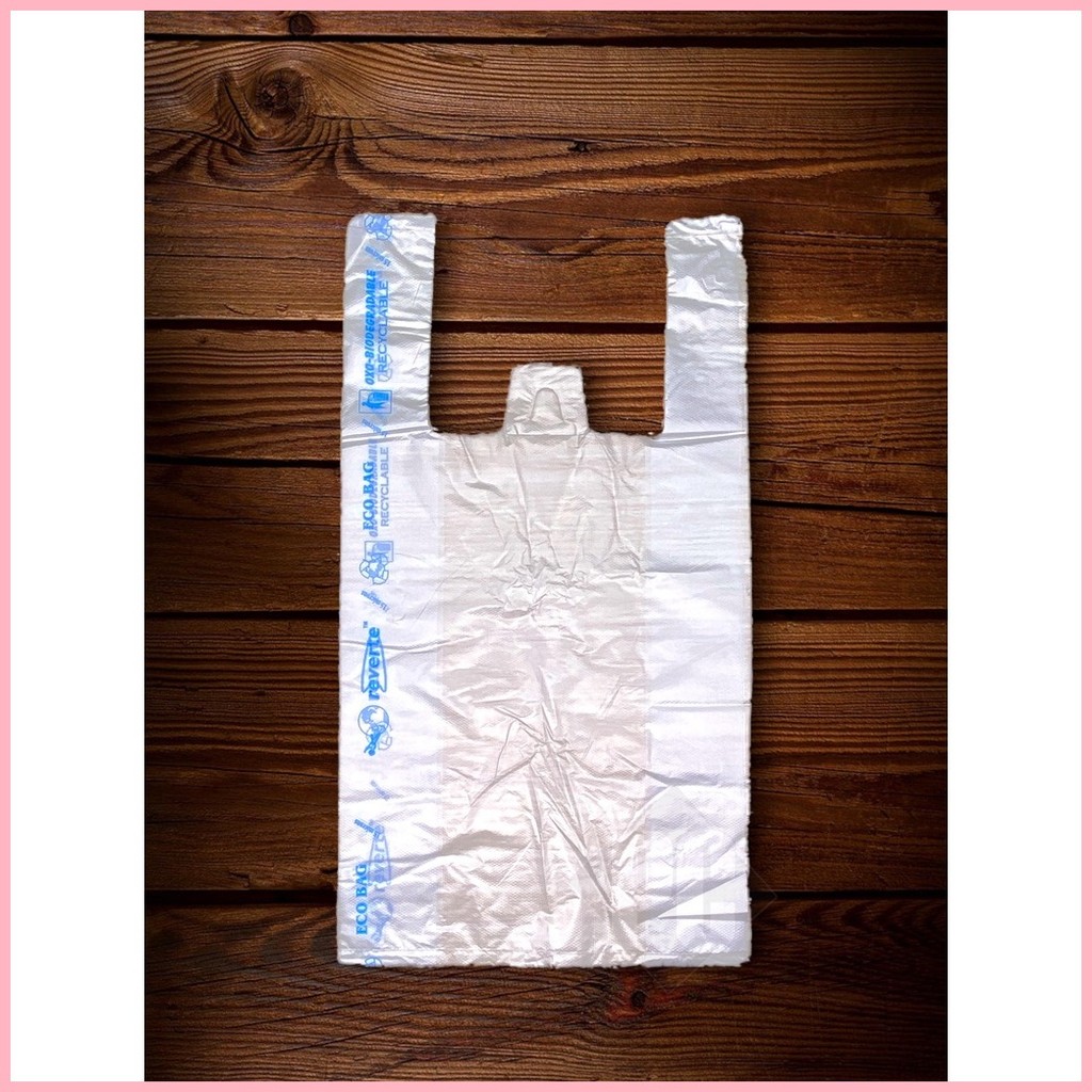 Biodegradable Sando Bag Clear, Eco Blue, Plastic Bag Clear [100pcs] per ...