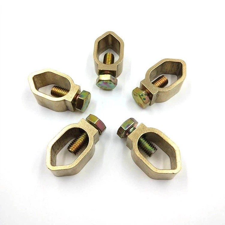 Ground Rod Clamp/Grounding Rod With Clamp/Brass Furring Clamp/ - 1/2 ...