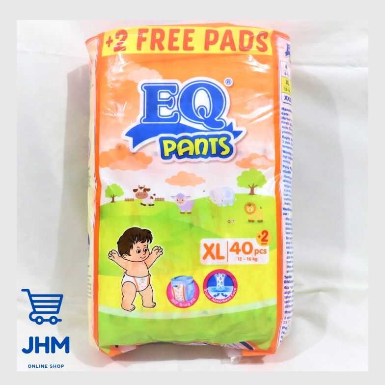 EQ Pants Jumbo Pack Baby Diaper [Xl] 40 PCS | Shopee Philippines
