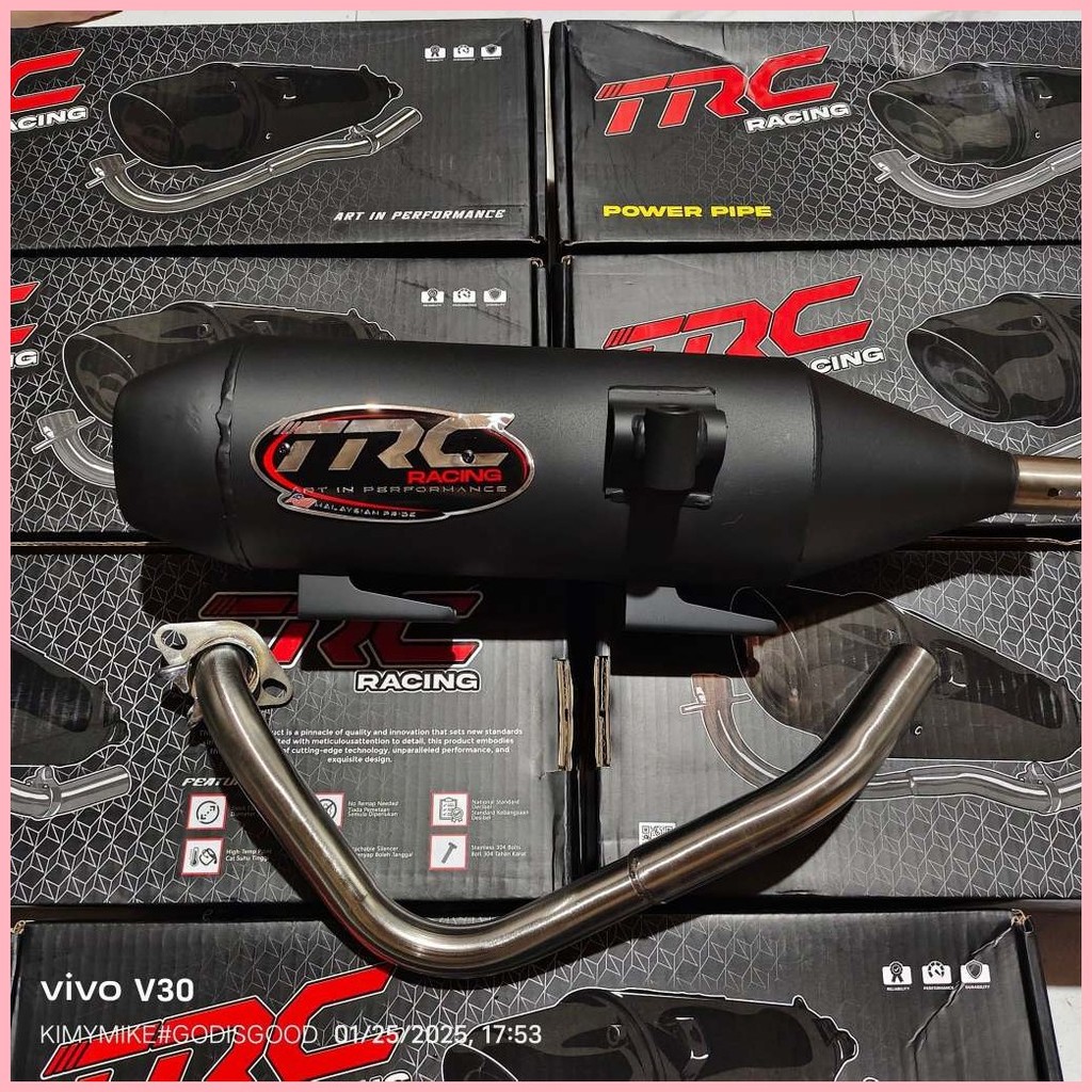 TRC PIPE HONDA CLICK 125/150 / AEROX V2 / NMAX V2 / MIO I 125/M3 LEGIT ...