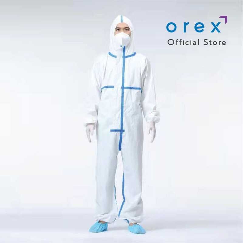 OREX PPE Protective Coverall Hazmat Suit Medical Grade E89 B5c | Shopee ...