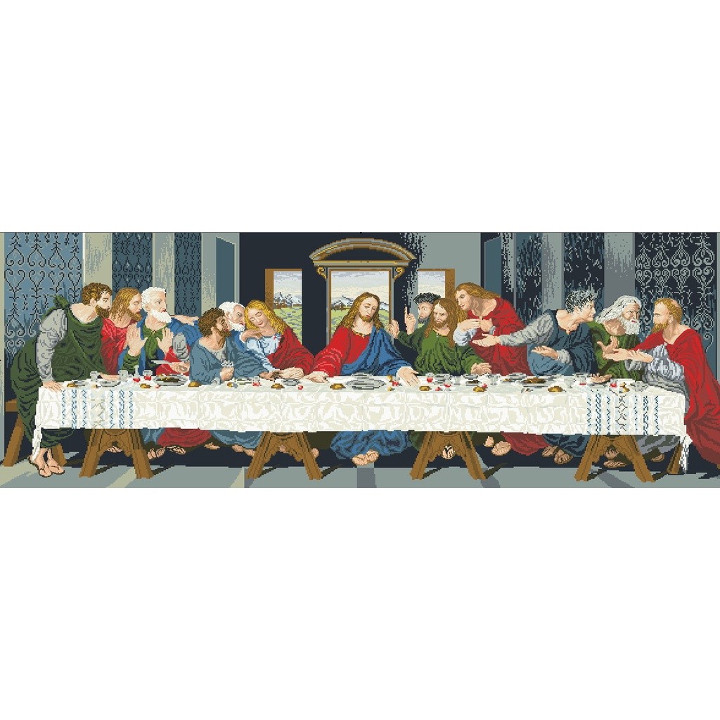 LAST SUPPER DESIGN MATERIALS ONLY (PATTERN NOT INCLUDED) | Shopee ...