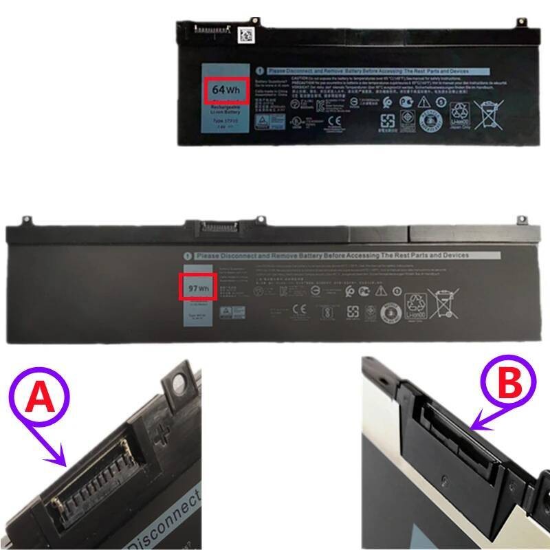 For RozFaro Dell Precision 7330 7530 7540 7730 7740 P74F P34E001 ...