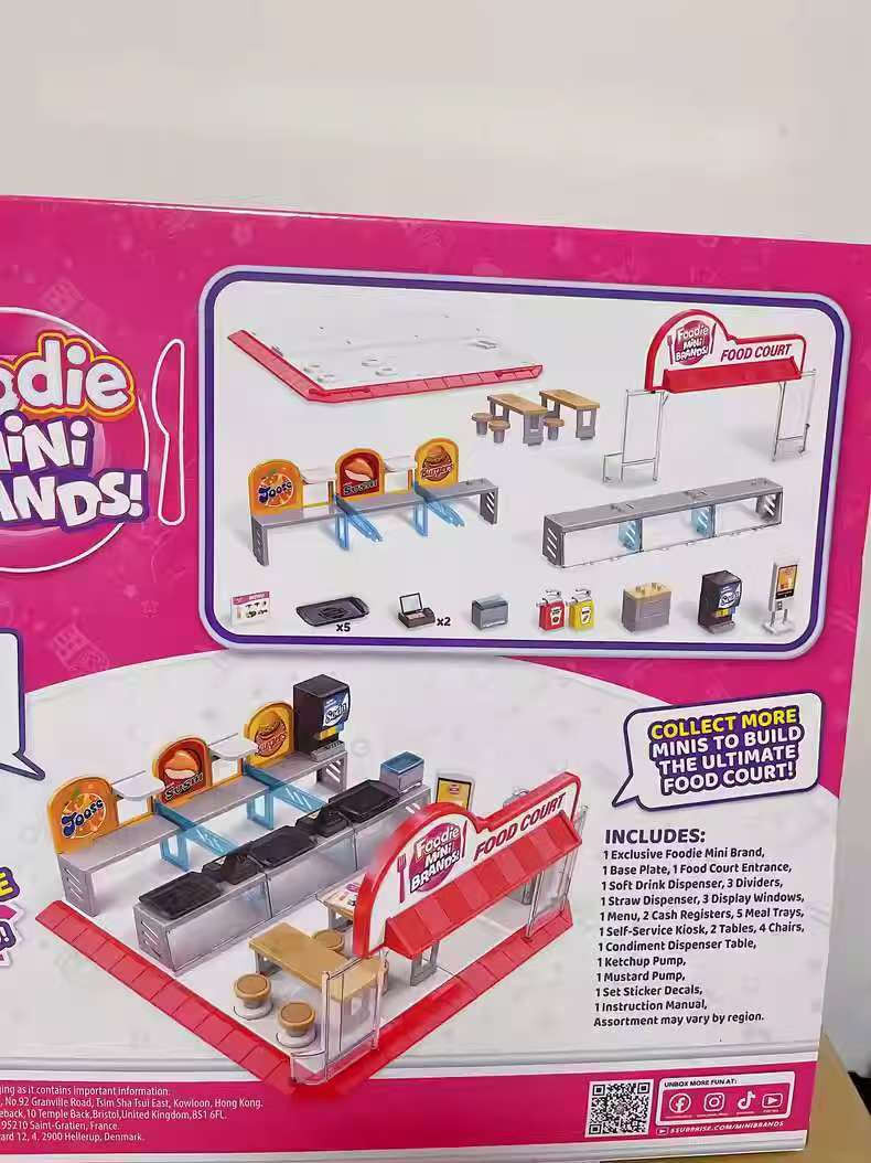 ZURU Foodie Mini Brands Series 1 Food Court Playset Including Rare ...