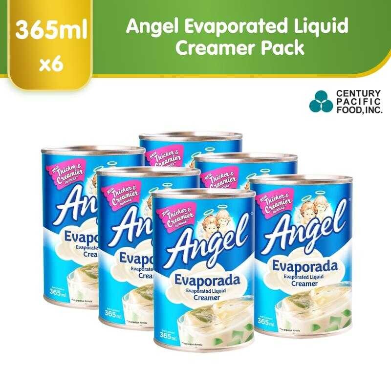 Angel Evaporated Liquid Creamer 360Ml X6 CWY 61A | Shopee Philippines