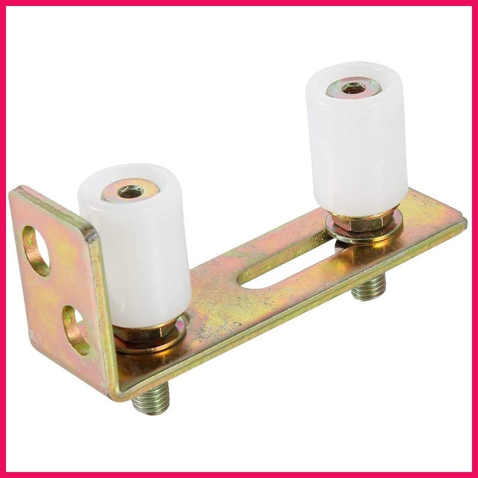 1 Set Sliding Gate Top Guide Roller Silver or Black Series (L Bracket w ...