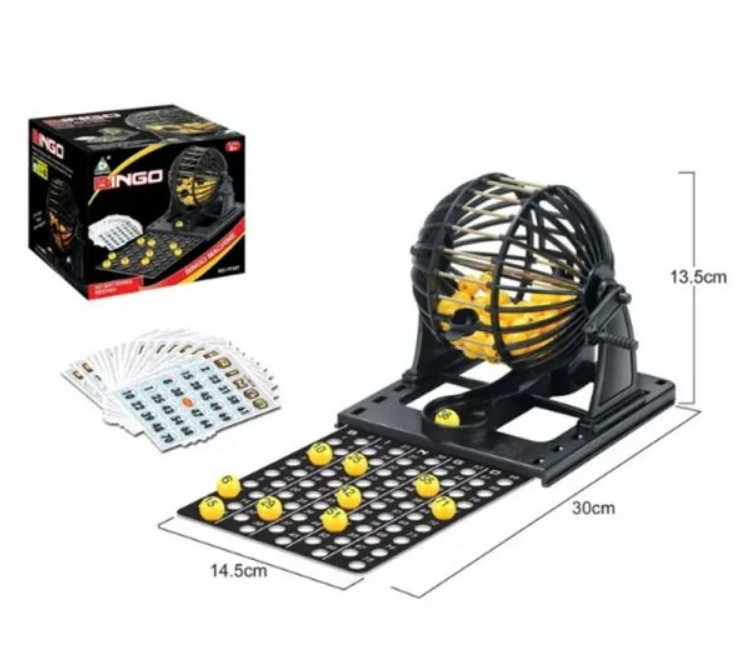 Board game Bingo game toys Bingo MachineSet Traditional Family Bingo ...