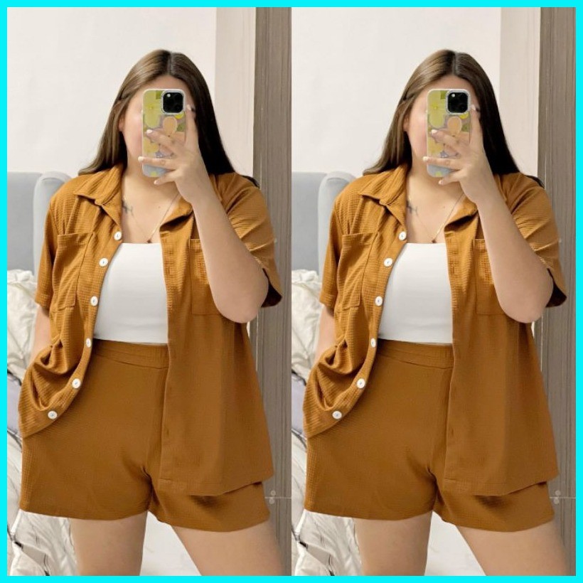 PLUS SIZE BLAIRE COORDS (2XL - 3XL) | Shopee Philippines