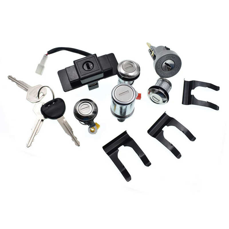 Leaguesg Car Lock Cylinder & Key Set For Mitsubishi Montero Pajero 2 ...