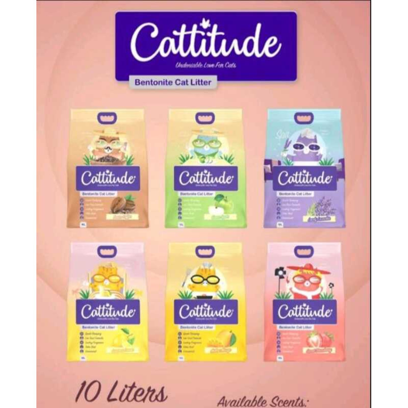 10Ltrs.Cattitude Bentonite Cat Litter Sand 750 | Shopee Philippines