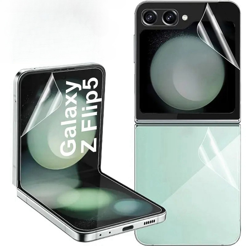 Samsung ZFlip6 ZFlip5 ZFlip4 ZFlip3 ZFlip 2Pcs 200D Front Back HD Clear ...