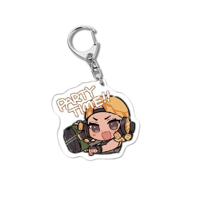 [24H SHIP]VALORANT Keychain Acrylic Same Style Peripheral Personalized ...