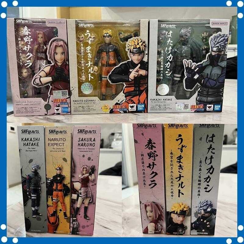 SHF Original S.H.Figuarts Naruto Shippuden Sasuke Kakashi Sakura Uchiha ...