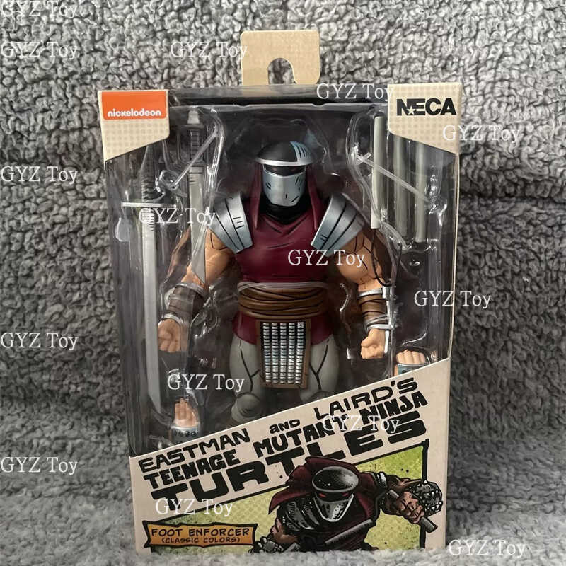 Neca Φ New Foot Enforcer Classic Red Mirage Anime Action Figure ...