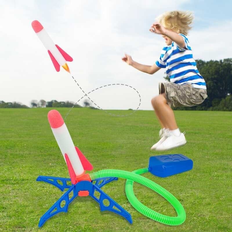 Foot Launcher Children's Foot-Stepping Small Outdoor Luminous Ejection ...