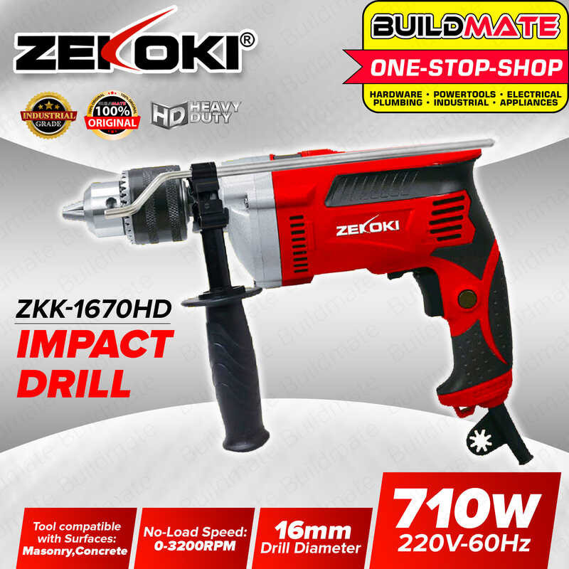 Electric BUILDMATE Zekoki Impact 710W 16Mm Industrial Heavy Duty ...